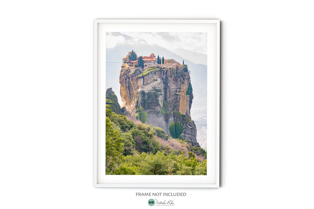 Meteora Monasteries Print, Fine Art Greece Photography, Greek Mountain ...
