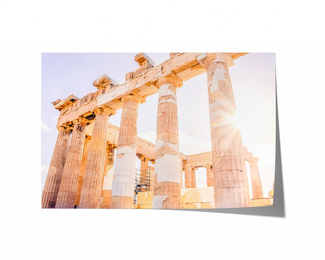 Affiche du Parthénon de l'Acropole d'Athènes Photographie d'art ...