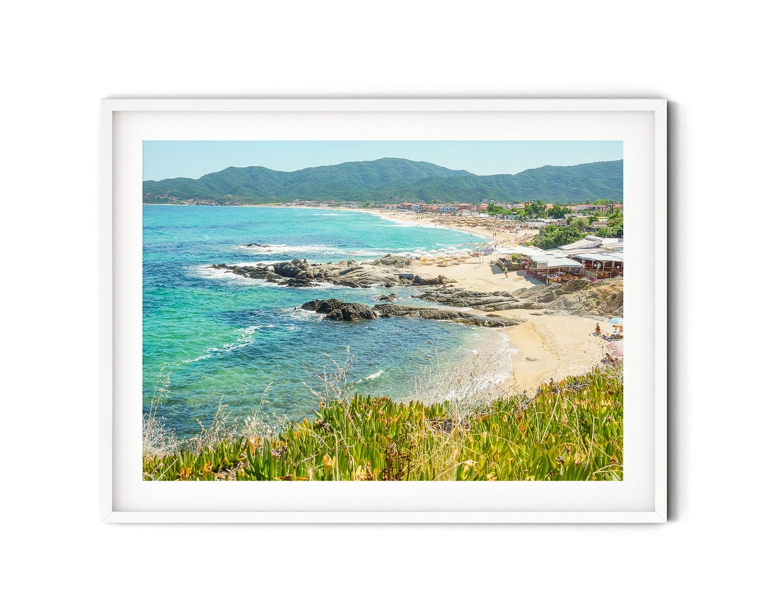 Halkidiki Coast Photo, Fine Art Greece Photography, Turquoise Ocean Art ...