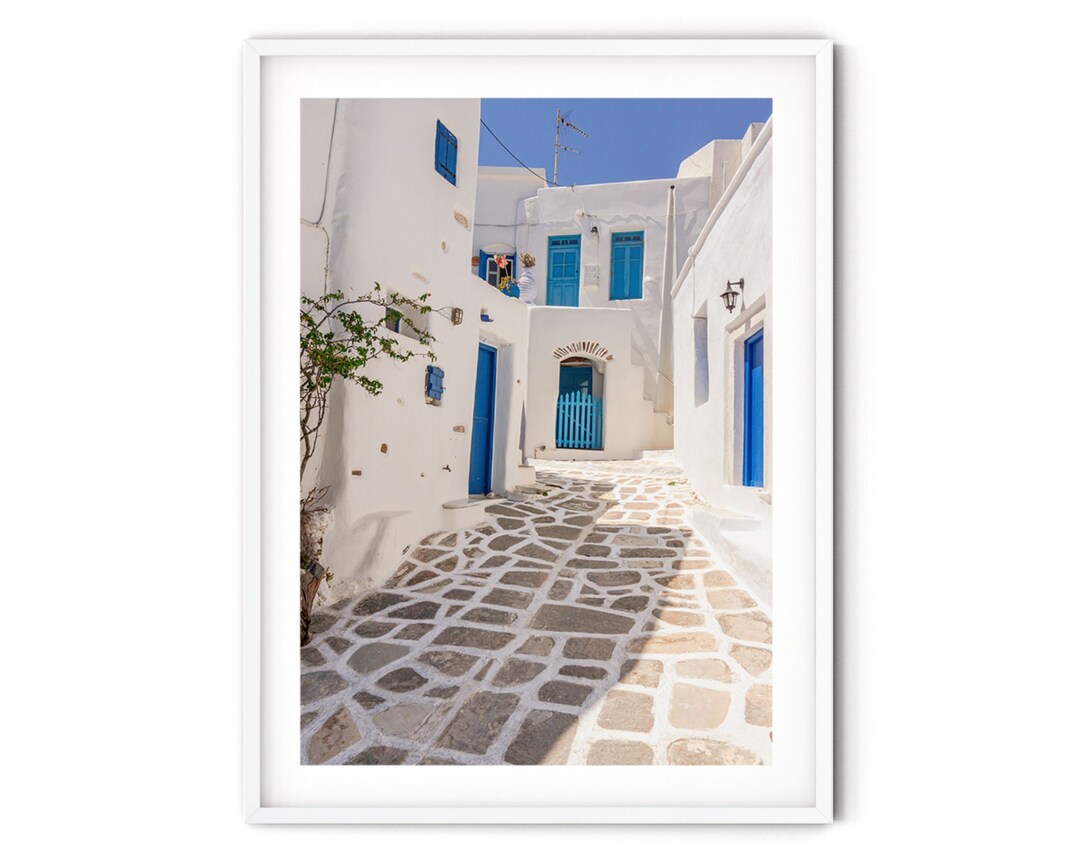 Greek Islands Print, Fine Art Greece Photography Print, Cyclades Paros ...