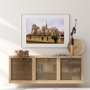 Neutral Cathedral De Notre Dame Print, Fine Art Paris Photography ...