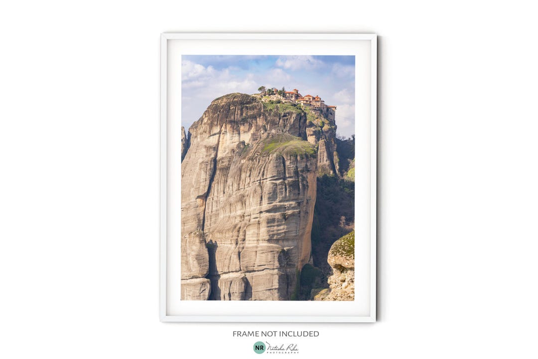 Meteora Monasteries Print, Fine Art Greece Photography, Greek Mountain ...