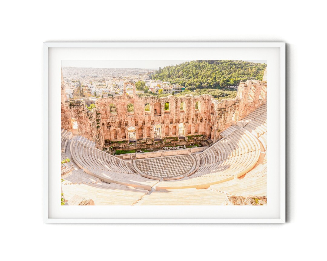 Odeon of Herodes Atticus Acropolis Print Fine Art Greece Photography ...