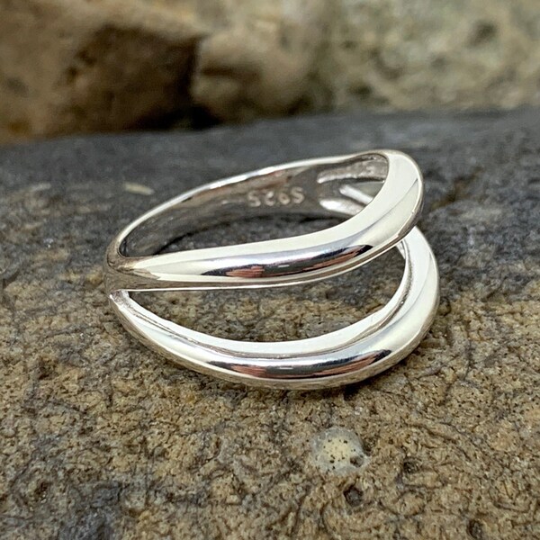 Double Band Ring - Etsy