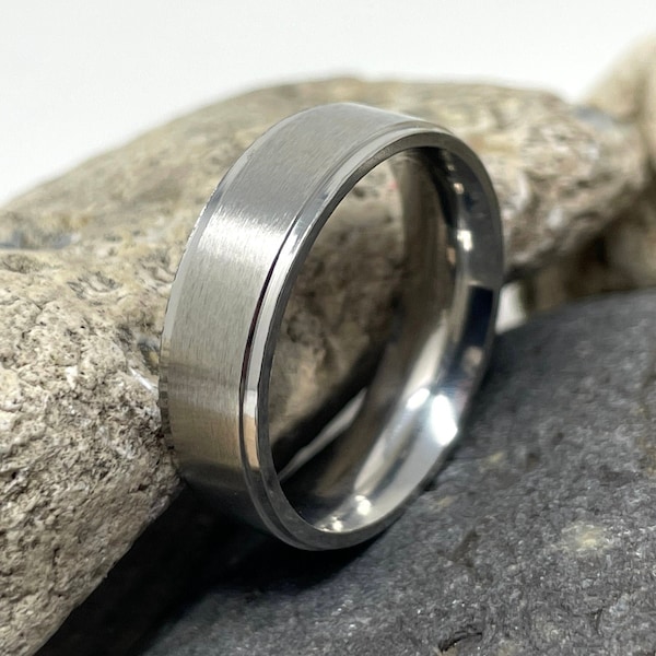 Matte Wedding Ring - Etsy UK