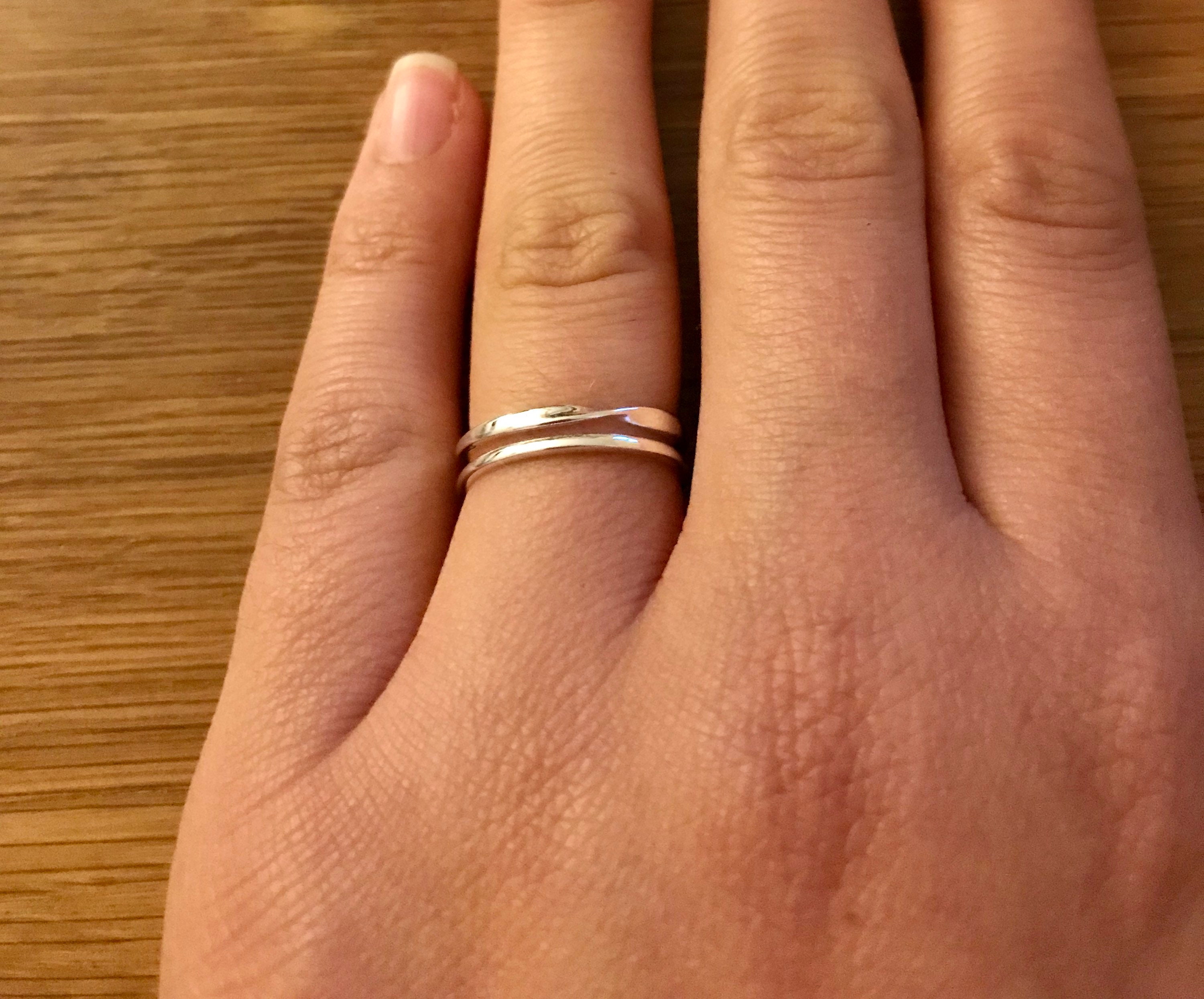 925 Sterling Silver Ring Minimalist Open Ring Adjustable | Etsy