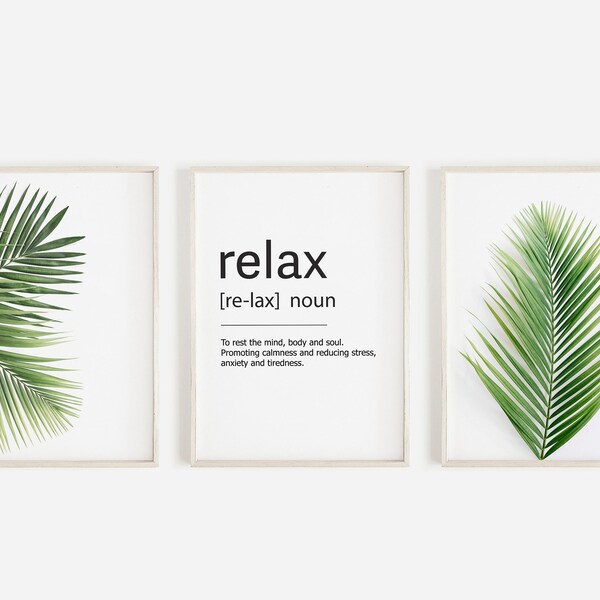 Relax Print - Etsy