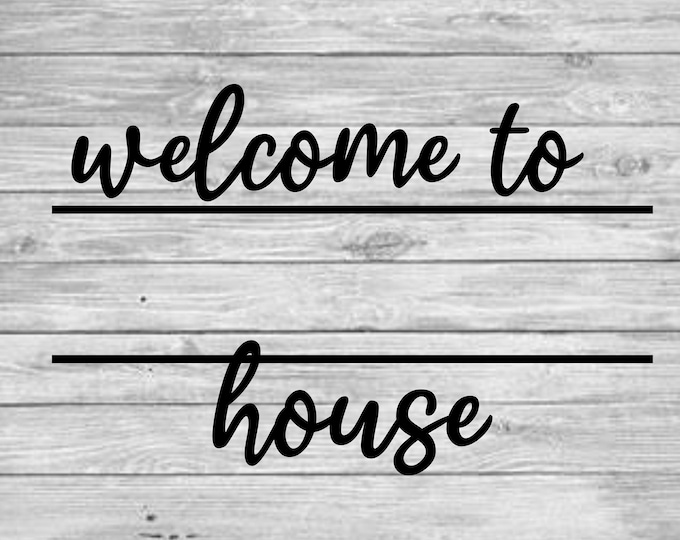 Blank Welcome Sign Digital Download - Etsy