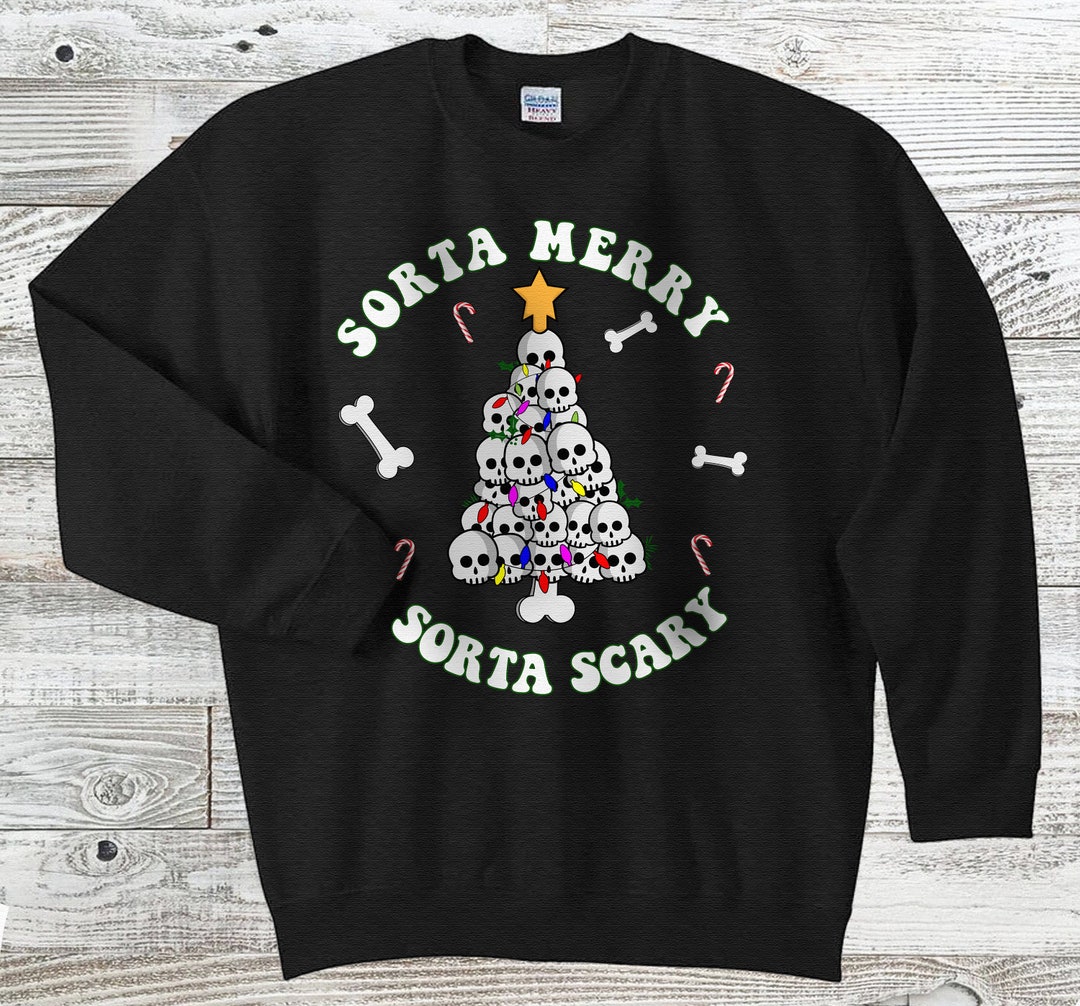 Sorta Merry Sorta Scary Digital Clipart File - Etsy