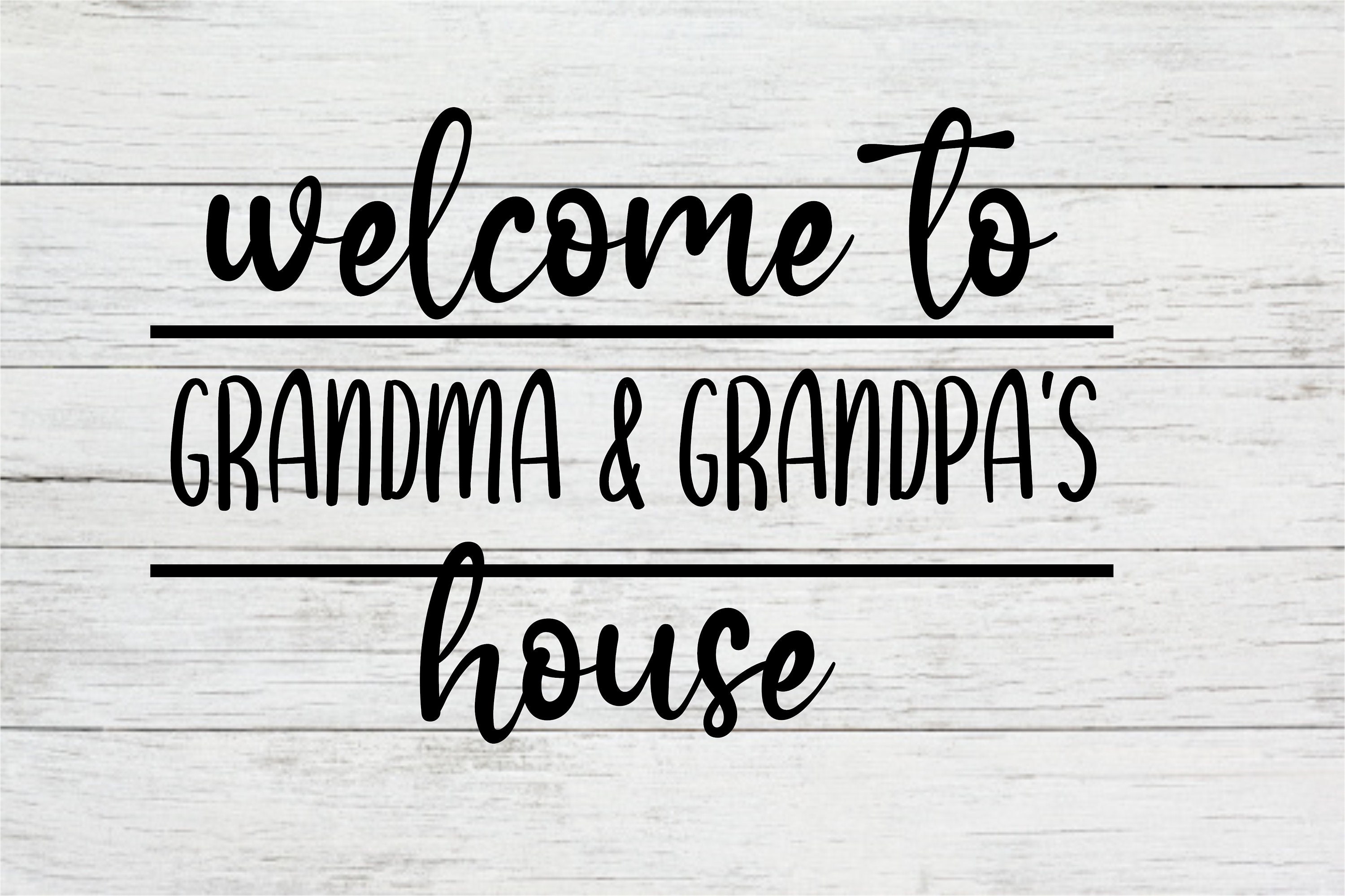 Welcome to Grandma and Grandpa's House Digital File - Etsy