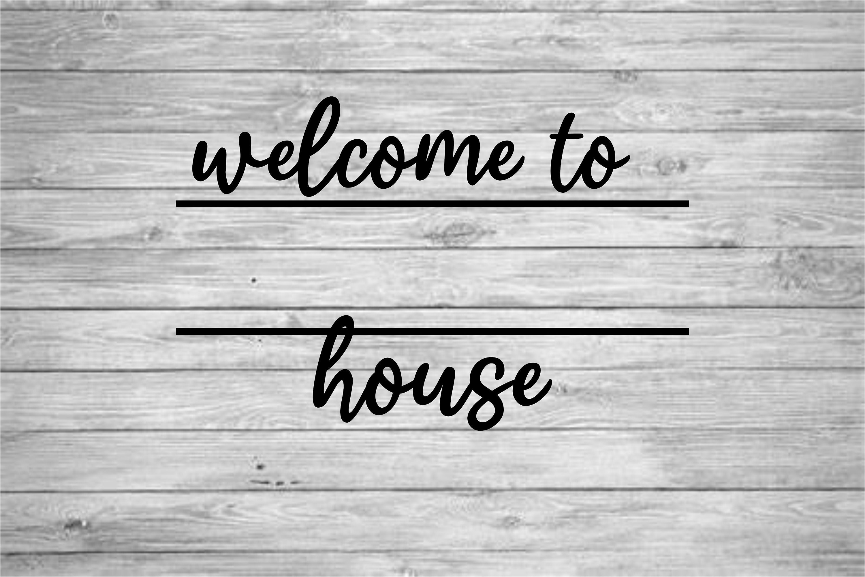 Blank Welcome Sign Digital Download - Etsy