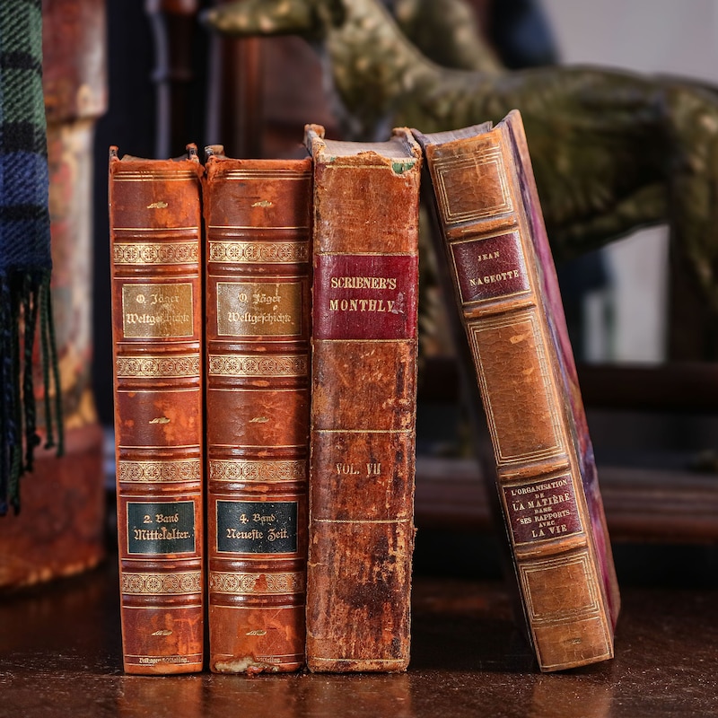 Antique Book Collection - Etsy