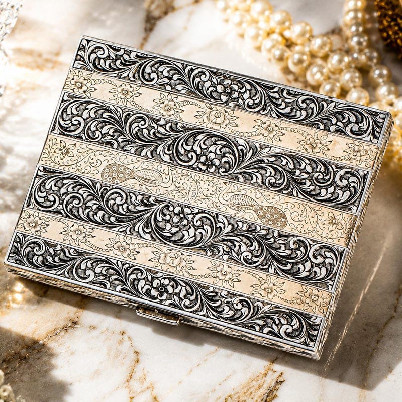 Silver 800 Cigarette Case - Etsy