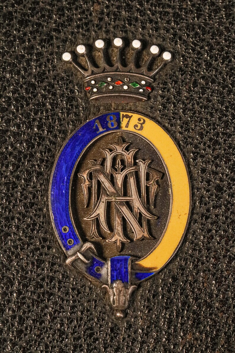 Rare Stunning Austrian Antique Leather Enamel Sterling Silver Cigar ...