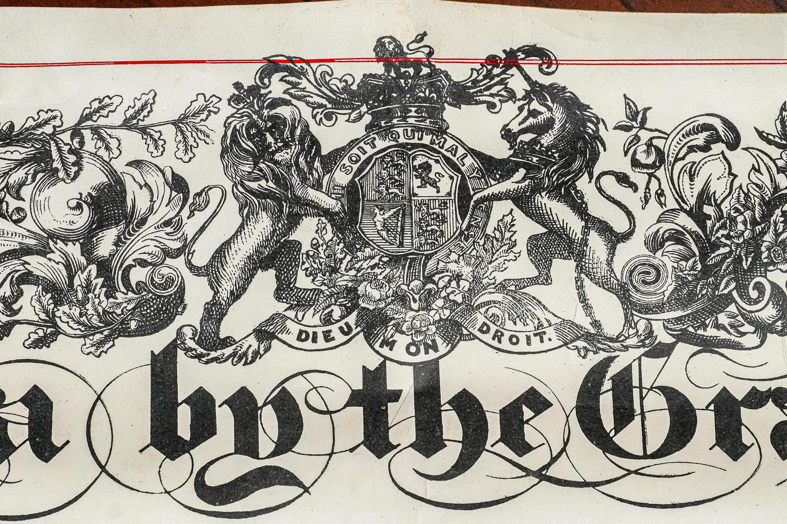 Impressive Antique Queen Victoria Royal Warrant Decree Granting Baronet ...