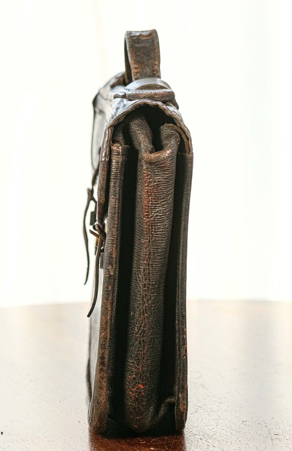 Rare King George VI Antique Leather Royal Dispatch Br… - Gem