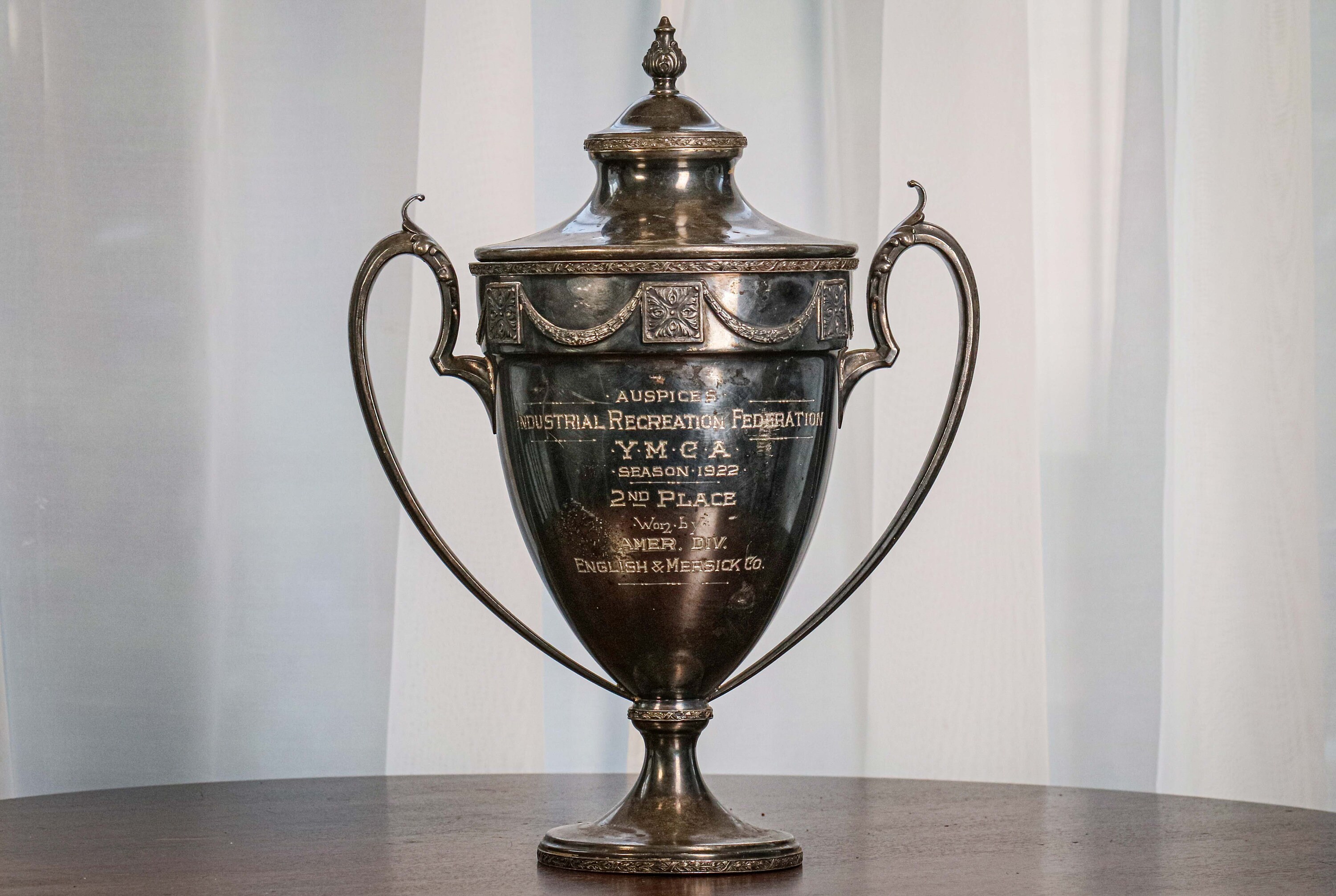 Awesome Huge Neoclassical Style Silverplate Antique Baseball Trophy Cup ...
