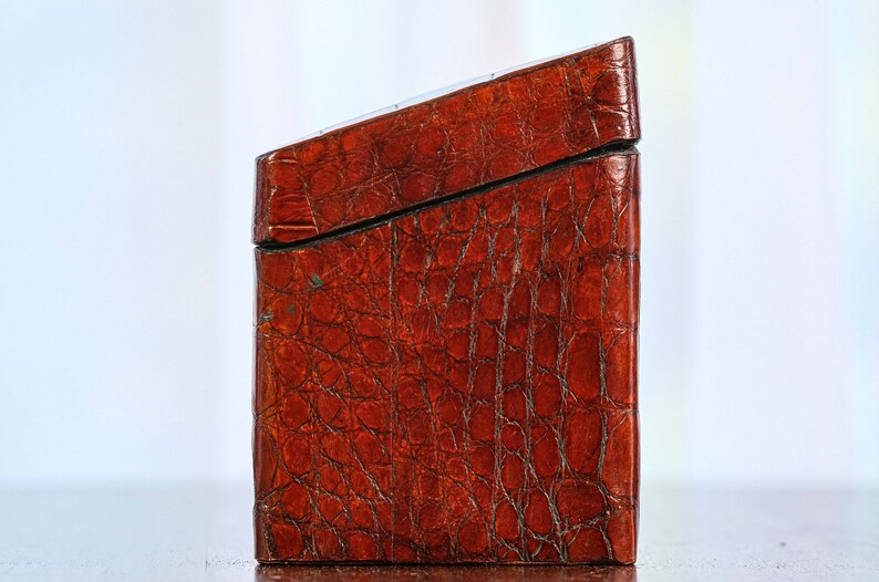 Exceptional Quality Antique Leather Victorian Desk Letter Box Home ...