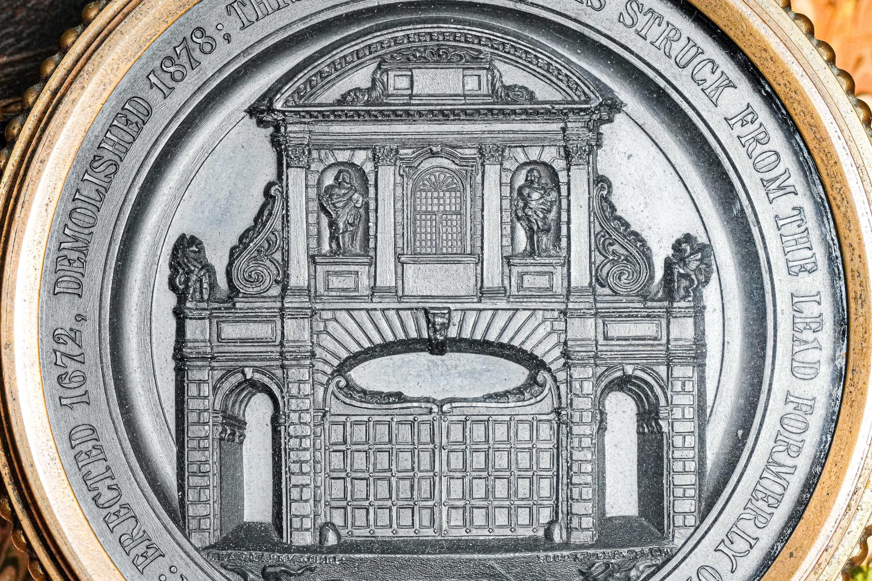 Rare Temple Bar Commemorative Medallion Architectural Relic Historic ...