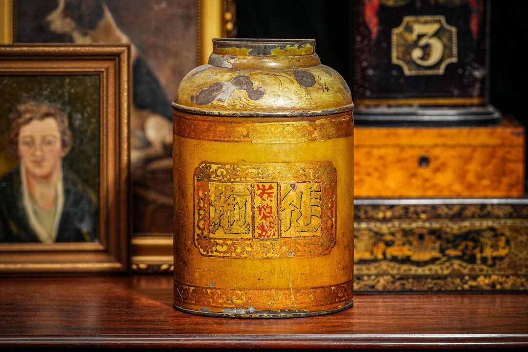 Incredible Store Retail Display Container Hand Painted Antique Chinese ...