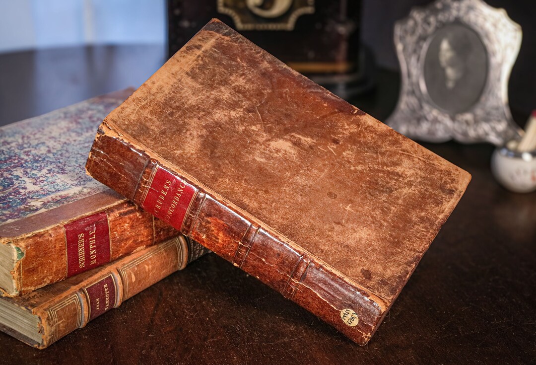 Fascinating 1830 Concordance Holy Scripture Alexander Cruden Antique ...