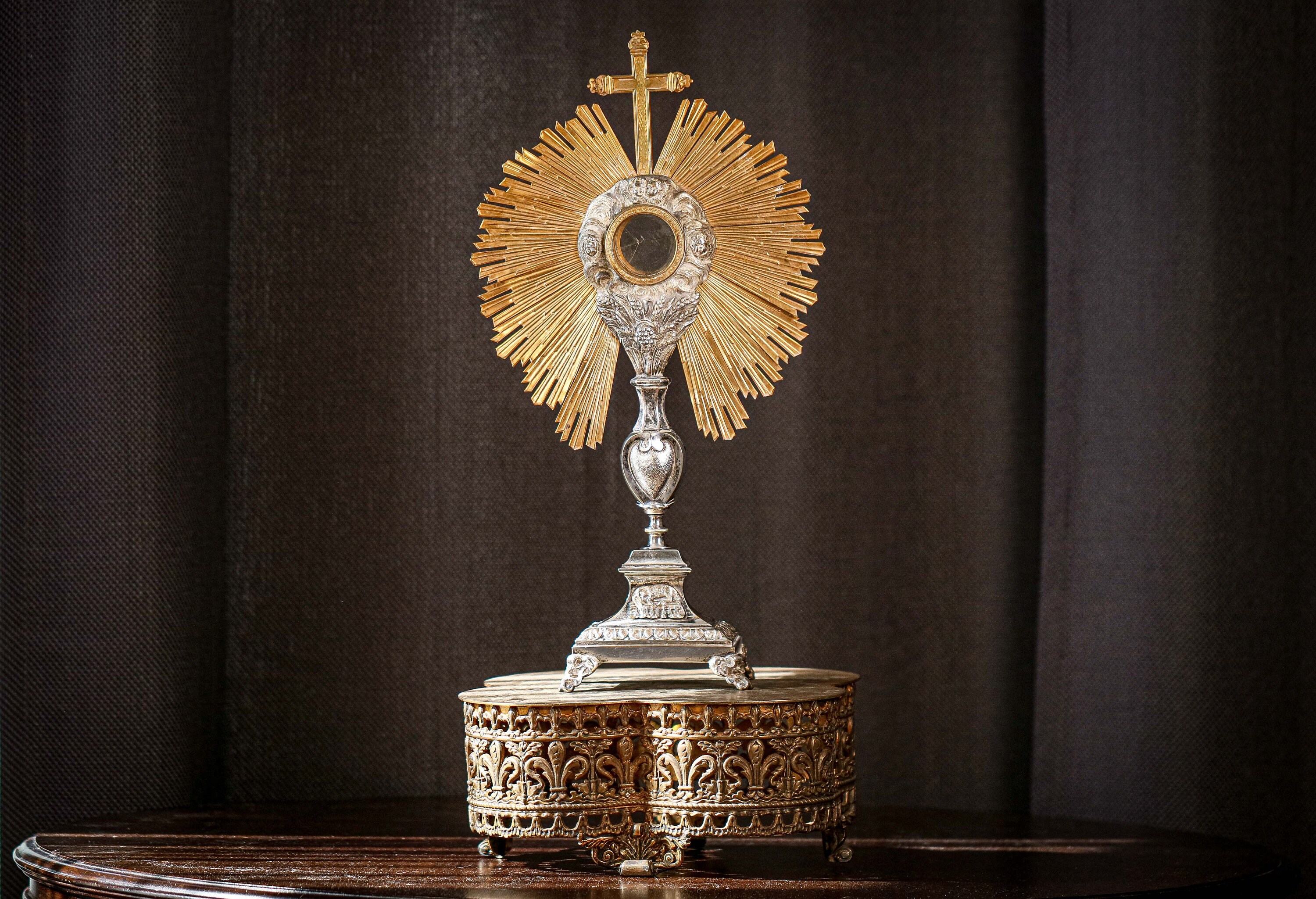 Stunning French Antique Catholic Christianity Monstrance With Brass ...