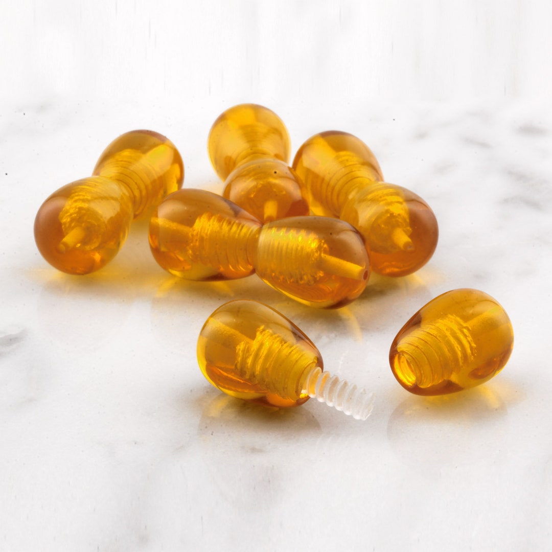 Screw Clasps for Amber and Gemstone Beads Jewelry / Twist Clasps for ...