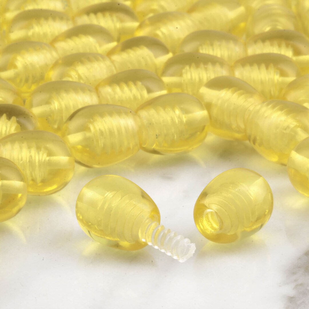 Screw Clasps for Amber and Gemstone Beads Jewelry / Twist Clasps for ...