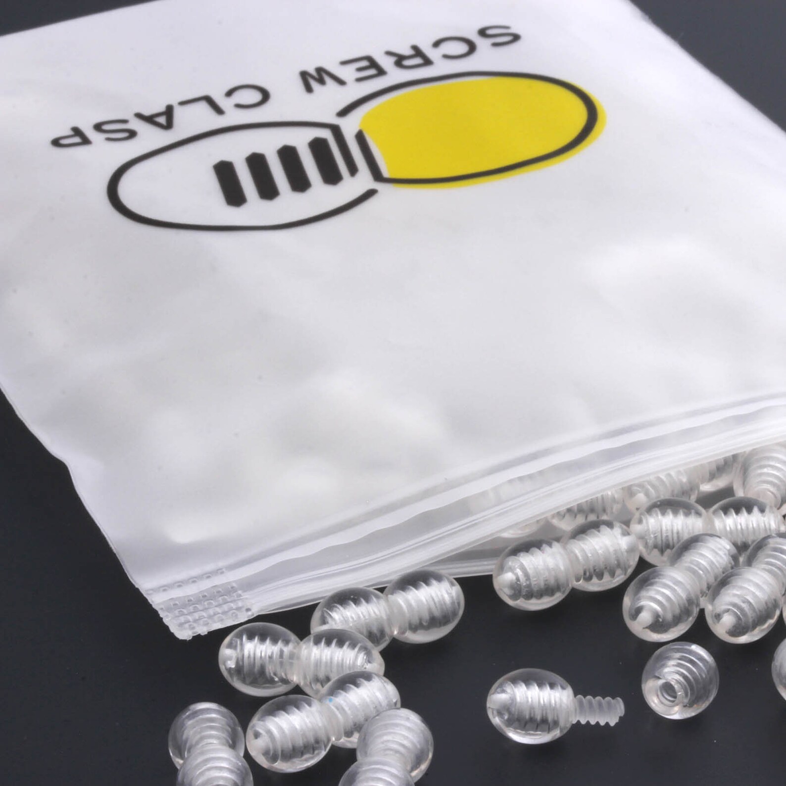 Screw Clasps Gemstone Beads Jewelry / Twist Clasps for Beaded Bracelets ...