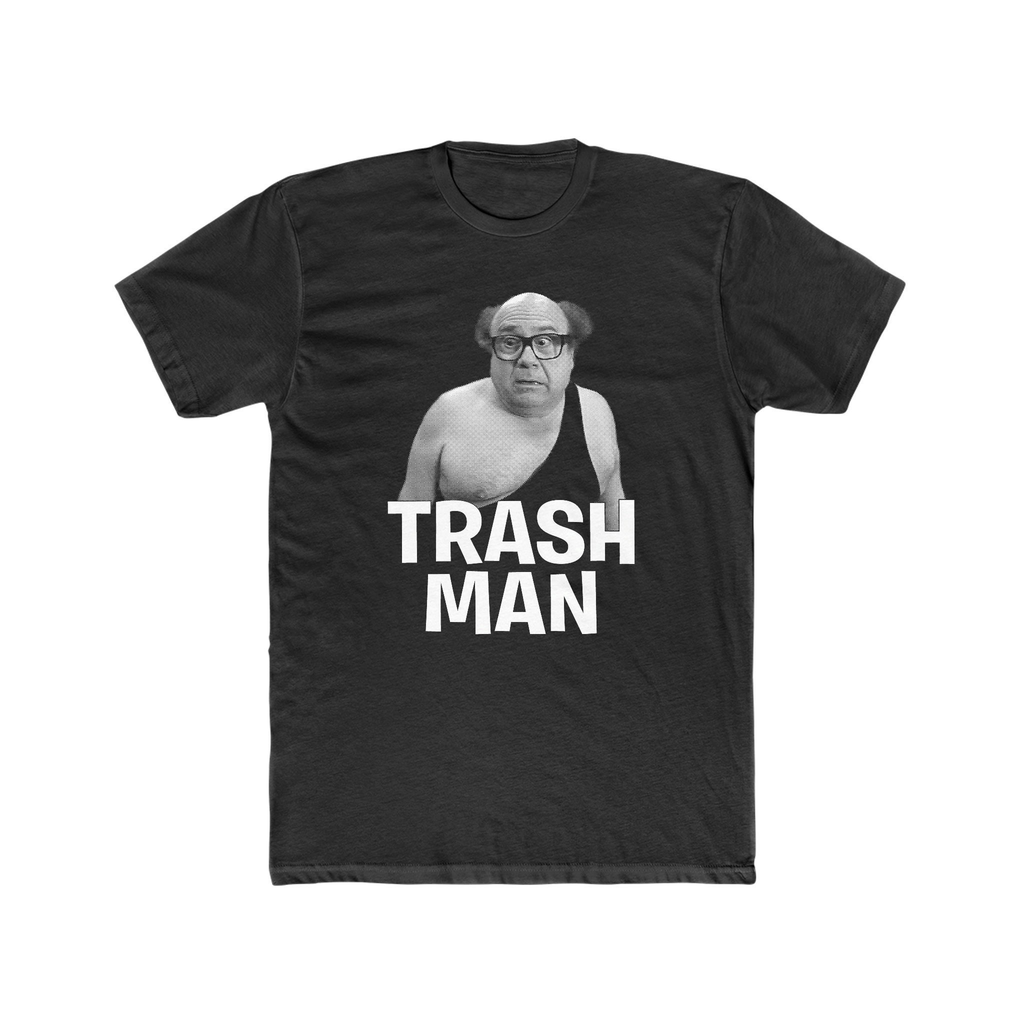 TRASH MAN Trashman T-shirt Bella/canvas Jersey Cotton - Etsy