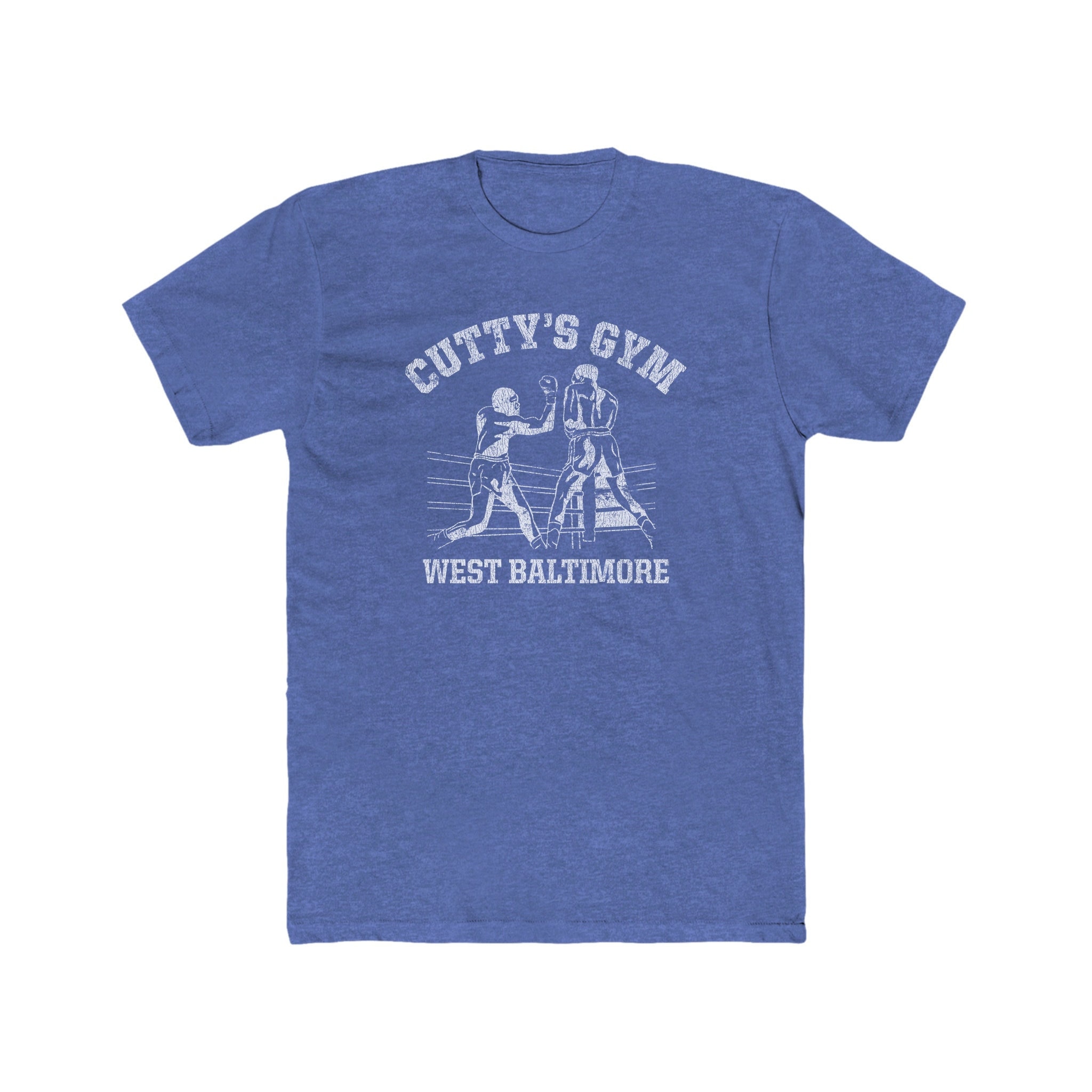CUTTY'S GYM "vintage Look" T-shirt - Heathered 50/50 Blend - Etsy