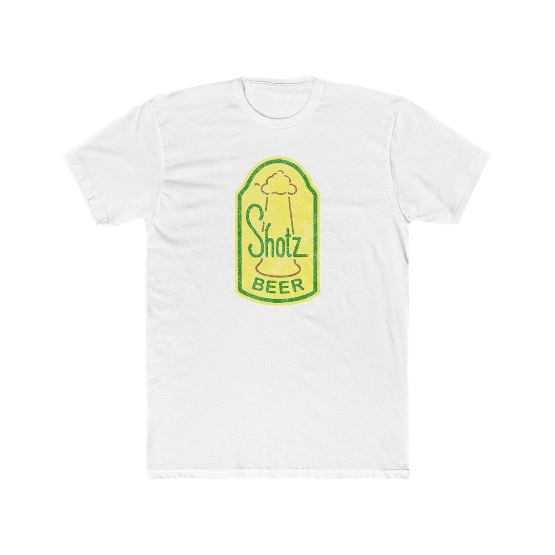 Shotz Beer "vintage Look" T-shirt - Bella/canvas Jersey Cotton - Etsy