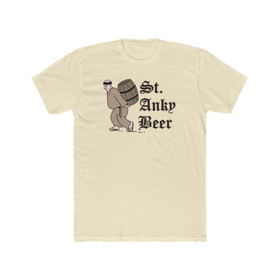 St. Anky Beer T-shirt - Bella/canvas Jersey Cotton - Etsy