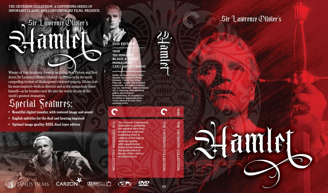 Hamlet (fake Criterion Cover) - Etsy
