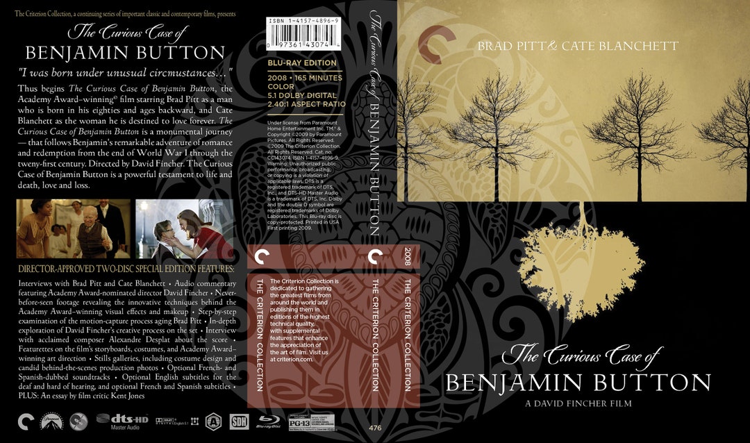 The Curious Case of Benjamin Button (fake Criterion Cover)-version 2 ...
