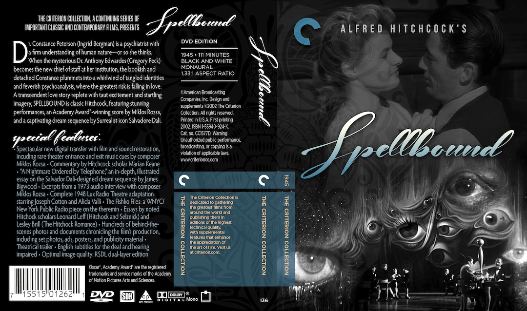 Spellbound (fake Criterion Cover) - Etsy
