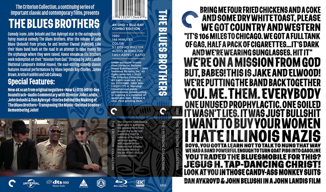 The Blues Brothers (fake Criterion Cover) - Etsy