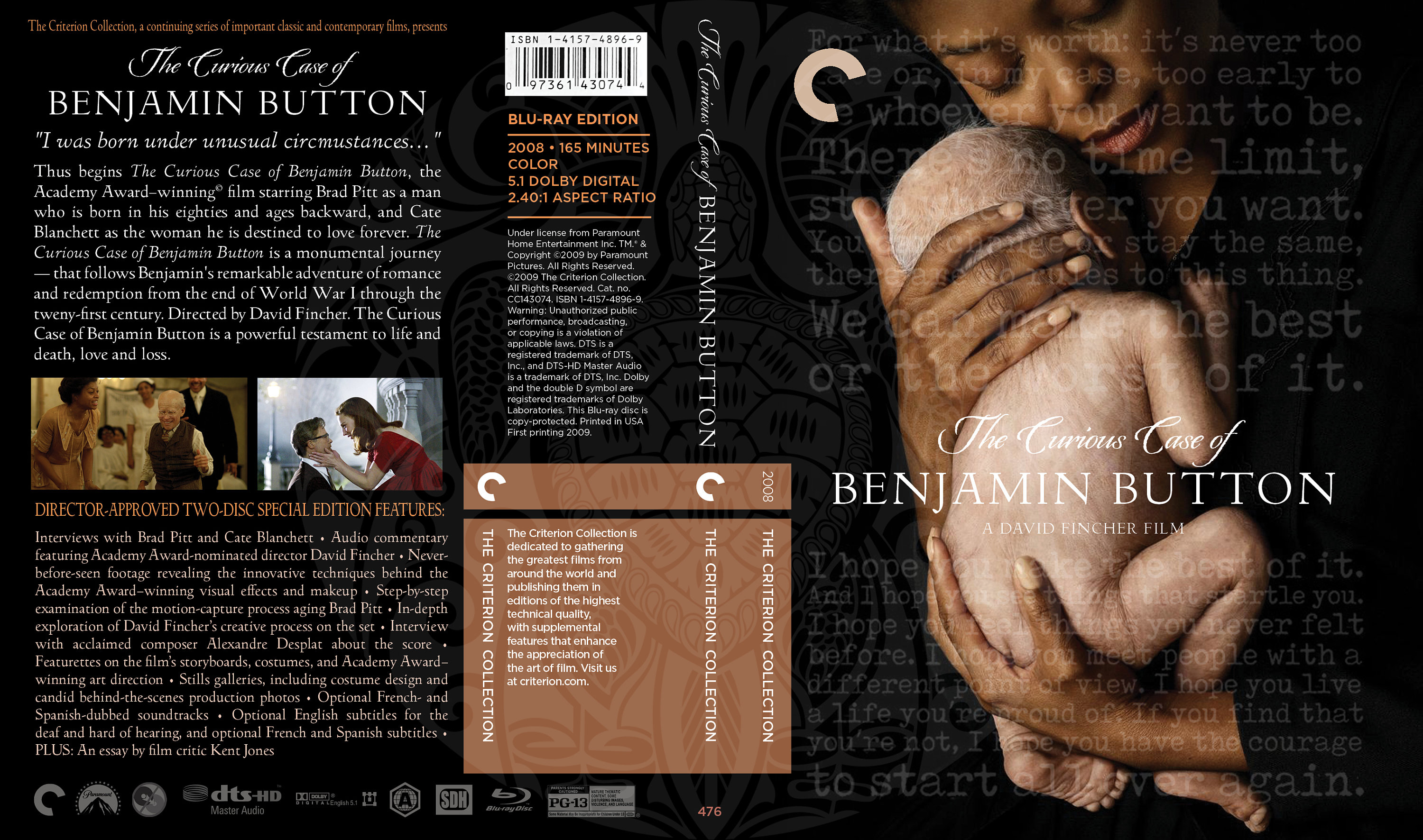 The Curious Case of Benjamin Button fake Criterion Cover With Case - Etsy