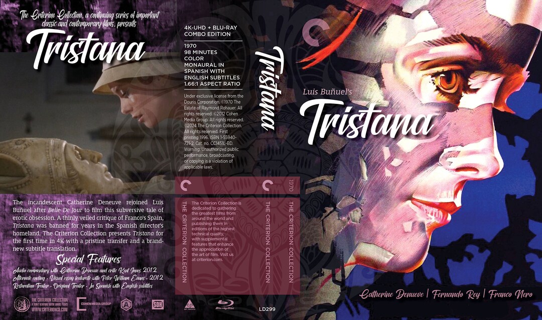 Tristana Fake Criterion Cover For The Cc Laserdisc Collection Etsy