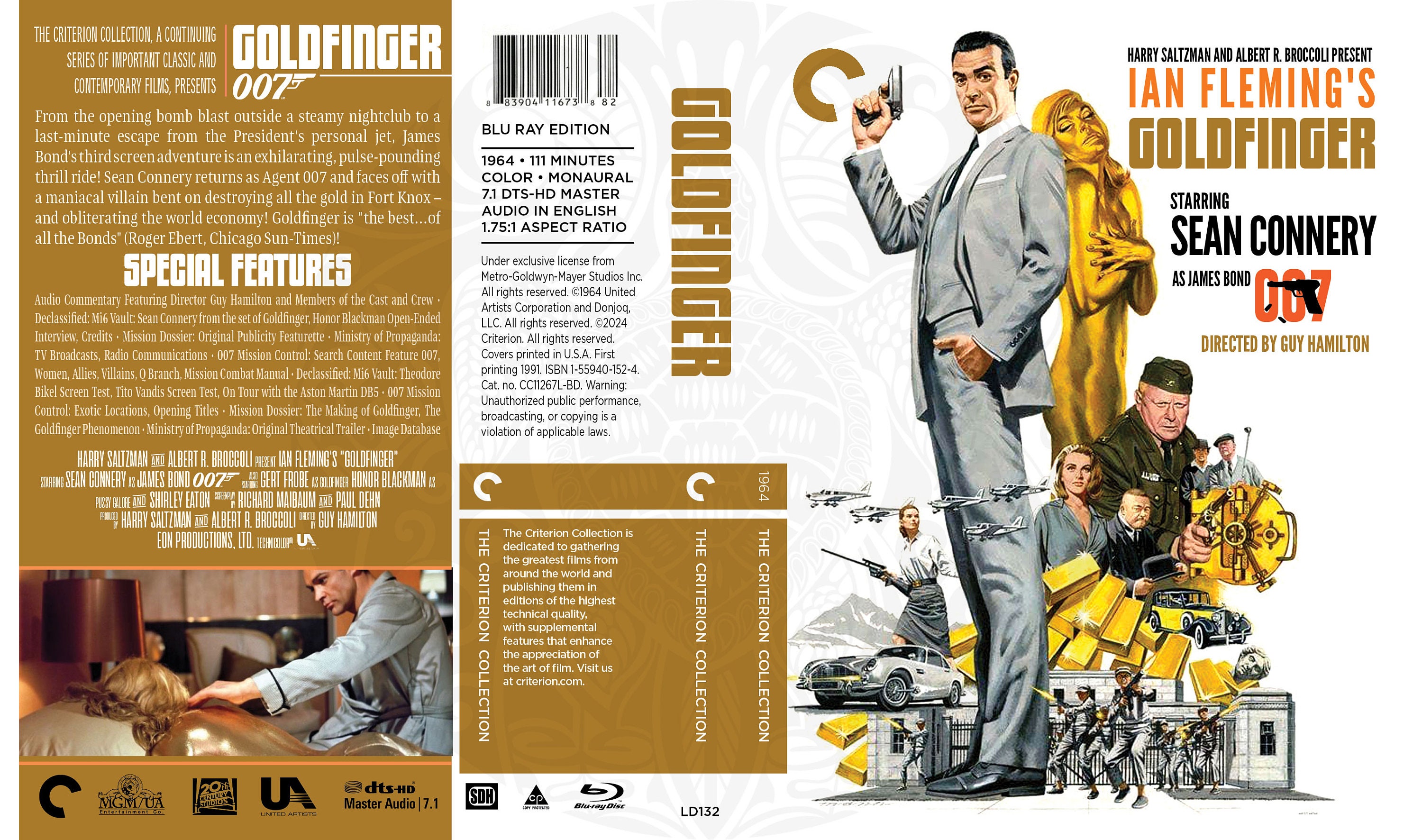 Goldfinger Fake Criterion Cover For The Cc Laserdisc Collection Etsy