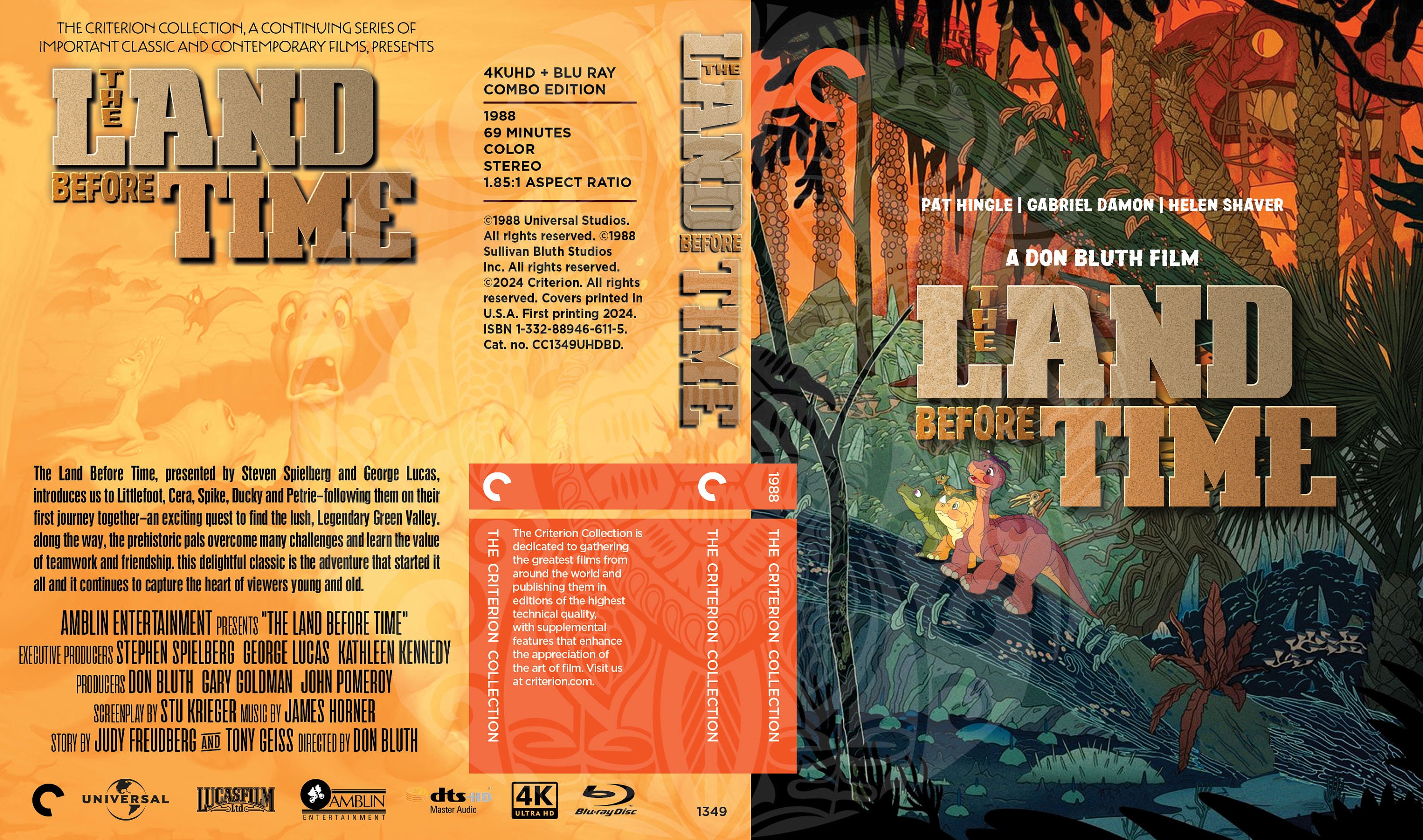 Land Before Time Fake Criterion Cover Etsy