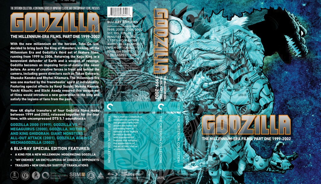 Alternate Design Millennium Era Godzilla Boxset (fake Criterion Covers ...