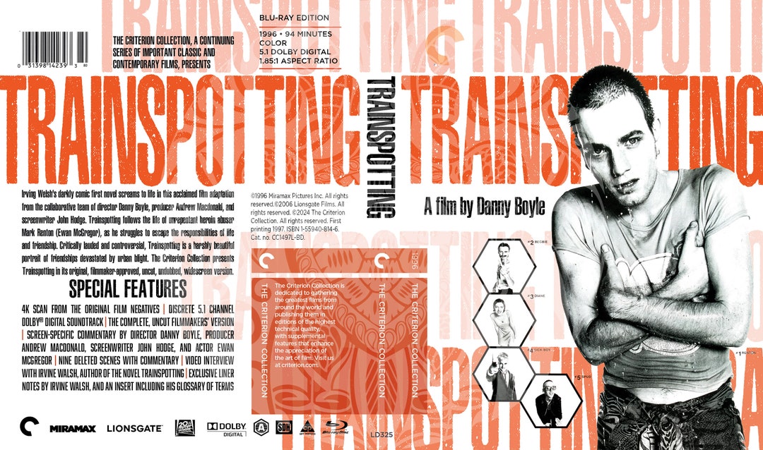 Trainspotting (fake Criterion Cover for the CC Laserdisc Collection) - Etsy