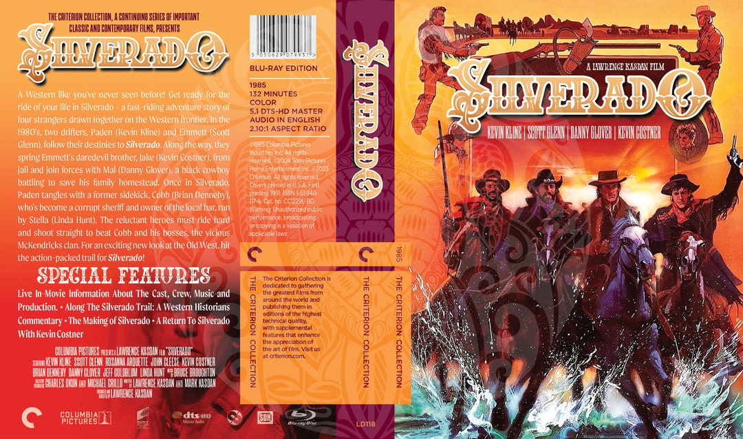 Silverado Fake Criterion Cover For The Cc Laserdisc Collection Etsy