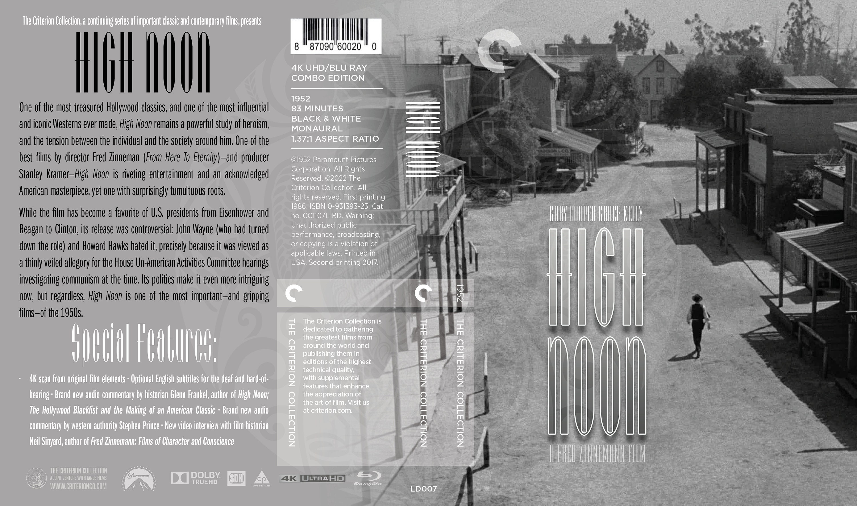 High Noon (fake Criterion Cover for the CC Laserdisc Collection) - Etsy