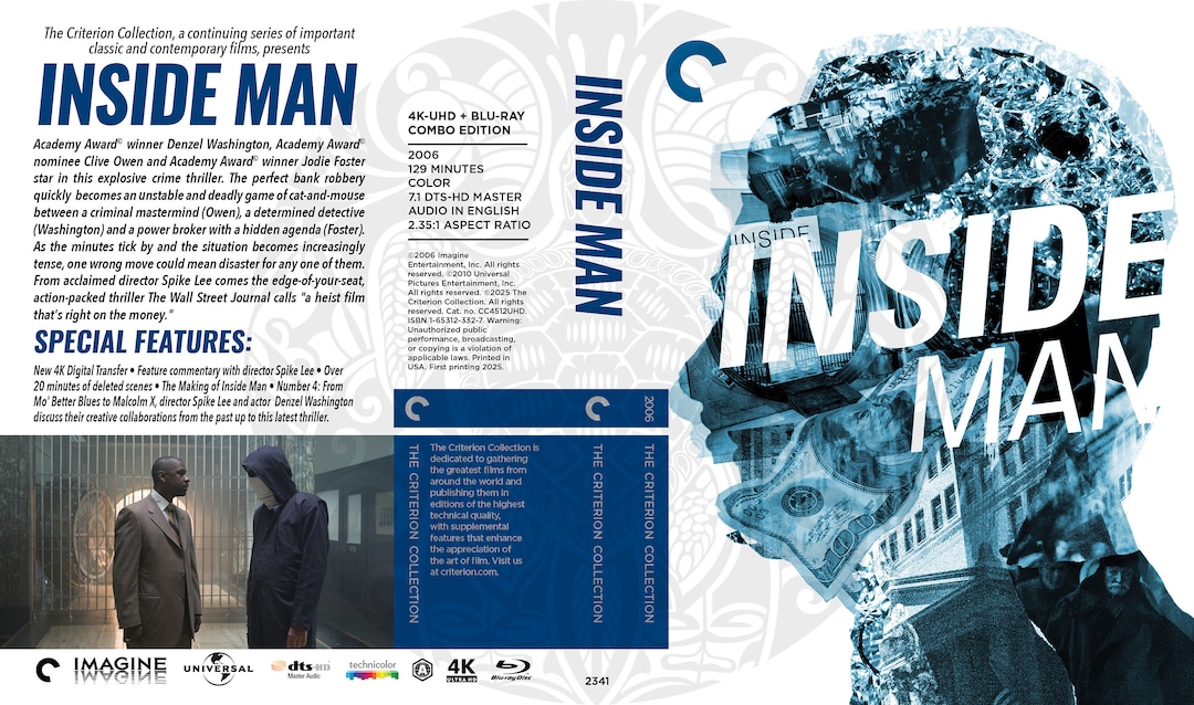 Inside Man (fake Criterion Cover) - Etsy
