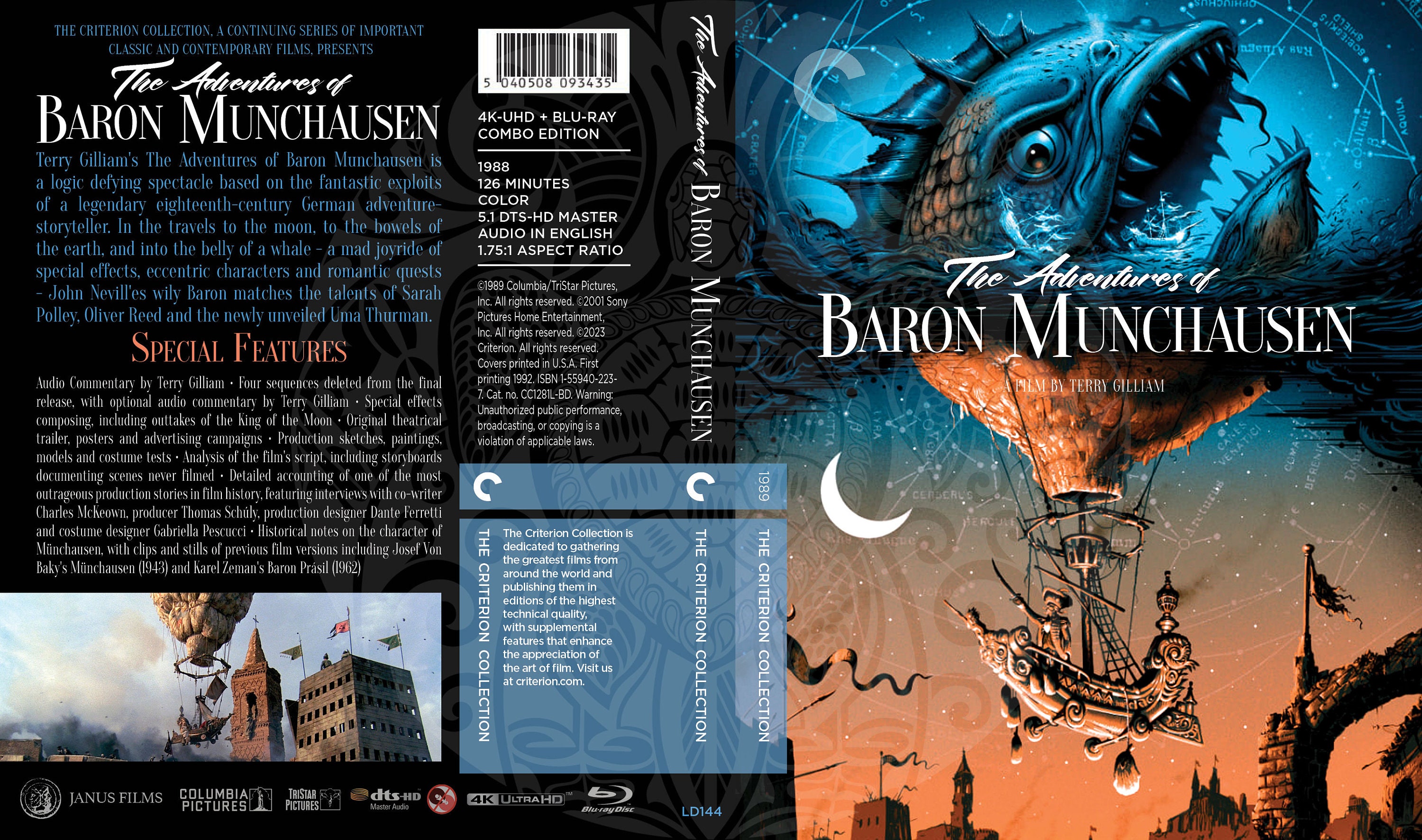 The Adventures Of Baron Munchausen Poster