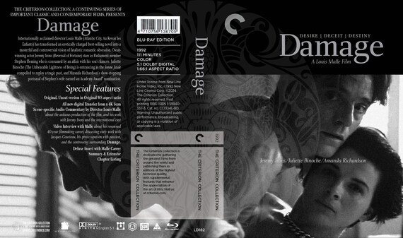 Damage 1992 Poster
