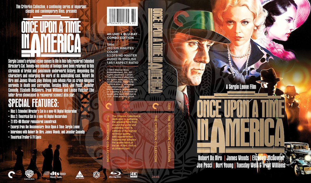 Once Upon A Time in America (version 1) (fake Criterion Cover) - Etsy