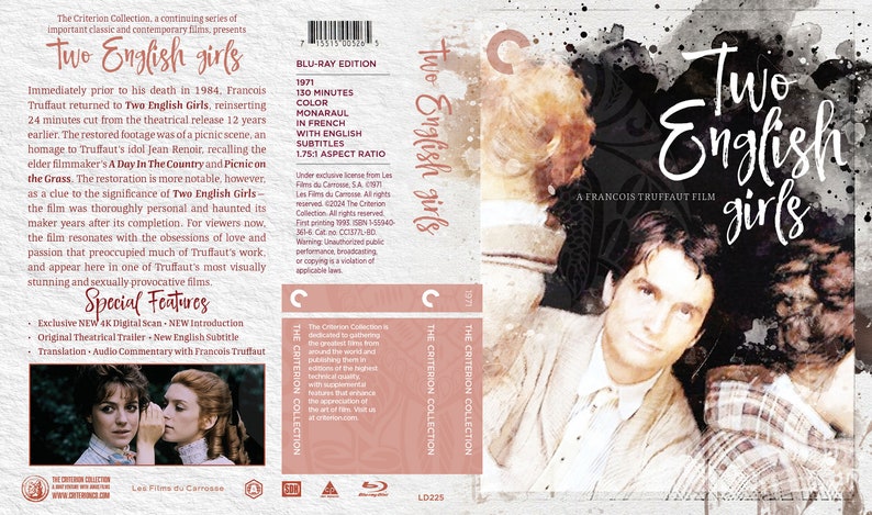Two English Girls Fake Criterion Cover For The Cc Laserdisc Collection